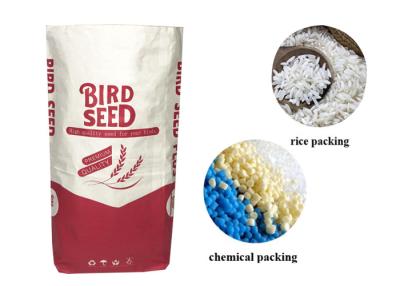 China produto comestível da proteção da umidade dos sacos de papel de 15kg 20kg 25kg Multiwall Kraft for sale