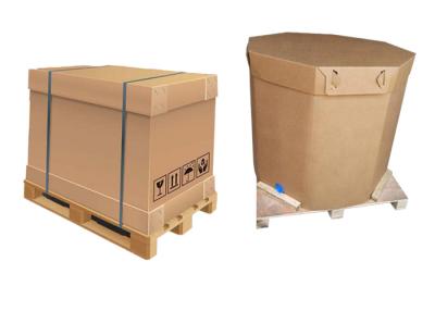 China Foldable Disposable Paper 1000 Ltr IBC Container Flexible Food Grade Packaging Boxes for sale