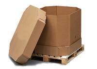 China Custom Pallet Paper IBC Container For Solid Remote Storage Transporting for sale