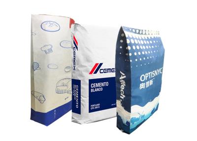 Cina Sacco di carta kraft di Multiwall della stampa di Flexo 1-3 strati per industria alimentare in vendita