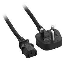 China Durable Reliable Performance UK Power Cord  Environment Friendly PVC Material for sale