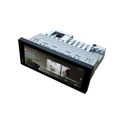 China Micro SD Single Din Retractable Screen Mirror Link Single Din Radio With Screen for sale