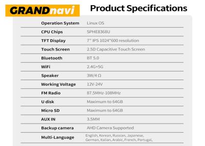 China Linux-System tragbare drahtlose Carplay-Navigation Apple Carplay Bluetooth WIFI FM zu verkaufen