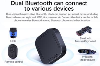 China Android 9.0 Smart Ai Box Carplay 4G+64G 8 Core 1.8G Cortex A53 Android Auto Dongle for sale