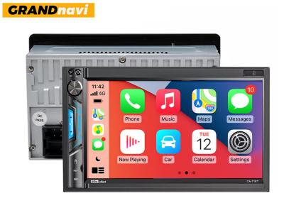 중국 카플레이 안드로이드 오토 7 컬러 버튼 라이트와 함께 토요타 7인치 MP5 라디오를 위한 유니버설 멀티미디어 자동차 플레이어 판매용