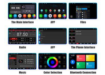 Cina navigazione a 7 pollici Bluetooth ROHS di Android GPS Android dell'unità universale della testa di 2din in vendita
