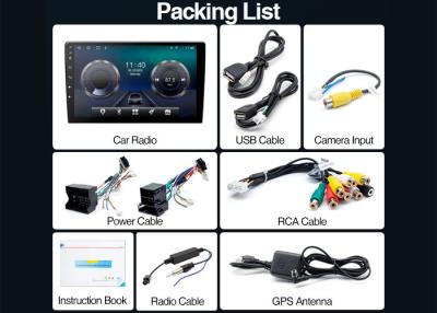 中国 2.5D 10インチタッチスクリーン ブルートゥースナビゲーションディスプレイ カー アンドロイドステレオ 10インチ 2DIN ユニバーサルカーオーディオラジオ 販売のため