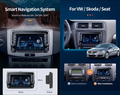 China VW Golf MK5 RCD330 B6 7" CarPlay Android Car Stereo Radio With Backup Camera for sale