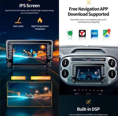 China VW Golf MK5 RCD330 B6 7" CarPlay Android Car Stereo Radio With Backup Camera for sale