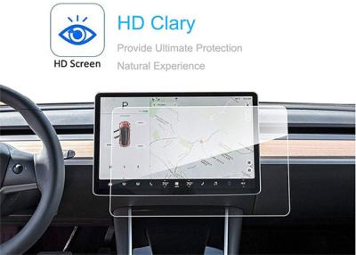 China Model 3 Y Tempered Glass Screen Protector Model 3 Model Y 15" Center Control Touch Screen Car Navigation for sale
