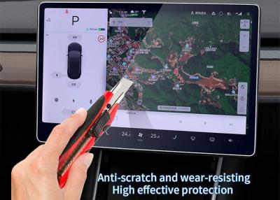 China Model 3 Y Tempered Glass Screen Protector Model 3 Model Y 15" Center Control Touch Screen Car Navigation for sale
