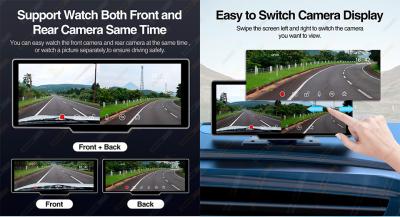 China 4K Dash Cam Wireless CarPlay / Android Auto Dashboard Car DVR With ADAS GPS AUX AirPlay for sale