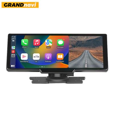 Touch screen a 10,26 pollici 4K CarPlay senza fili portatile della lente di GPS dell'automobile della camma doppia del un poco