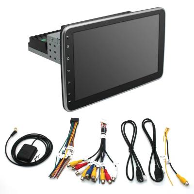 China 10.1 Inch Single Din Car Radio Remote Control Supports Screen Mirroring for sale