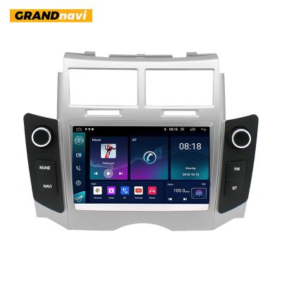 トヨタYaris 2005-2012年のためのボタンを持つ8G+128Gアンドロイド11のカー ラジオのマルチメディア プレイヤー