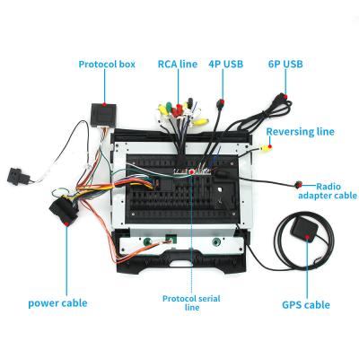 中国 Ford Edge 2015-2018 アンドロイド 11 カーラジオ 9' タッチスクリーン GPS アンドロイド 無線カープレイ 販売のため