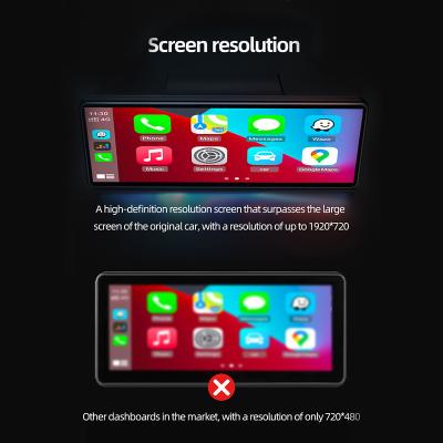 China 2024 9 Inch Tesla Model Accessories Model Y Digital Dashboard Heads Up Display Carplay Android Auto for sale