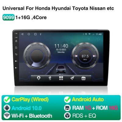 China 9 Inch Chip 2 + 32g Double Din Car Android Stereo With Navigation And Bluetooth for sale