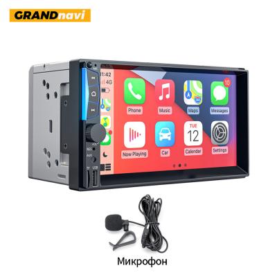China Bluetooth V4.0 Mp5 Carplay 2 Din Head Unit Android Screen Radio 7 Inch for sale