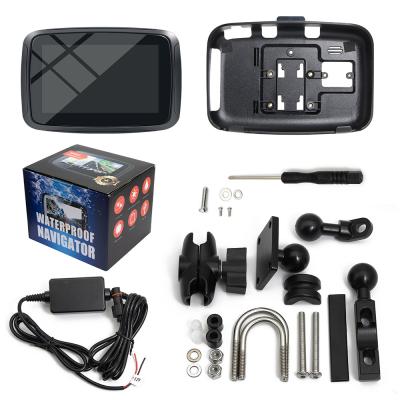 중국 5인치 휴대용 오토바이 디스플레이 화면 멀티미디어 플레이어 무선 애플 카플레이 안드로이드 오토 IPX7 방수 판매용