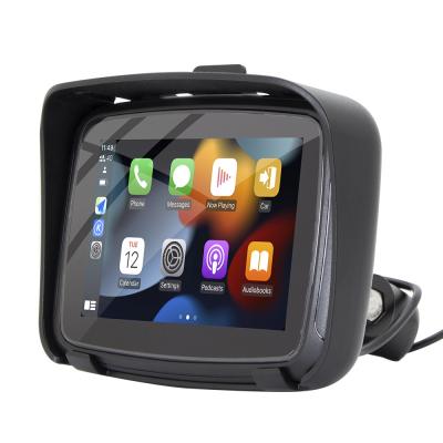 중국 5인치 휴대용 오토바이 디스플레이 화면 멀티미디어 플레이어 무선 애플 카플레이 안드로이드 오토 IPX7 방수 판매용