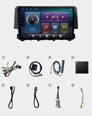 China For Honda Civic 10th 2016 - 2020 Android 13 Car Multimedia DSP Radio Video Navigation GPS Stereo Head Unit for sale