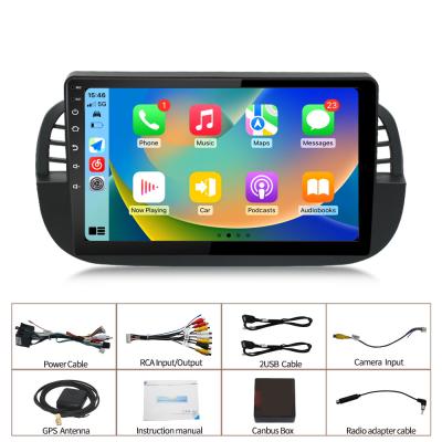 中国 IPS アンドロイド 13 カー マルチメディア プレーヤー GPS ナビ フィアット 500 2007 - 2015 カー アンドロイド ステレオ 販売のため