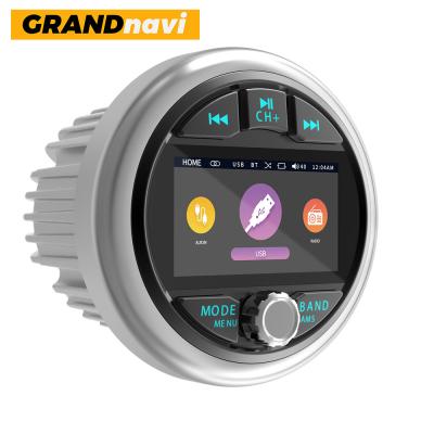 GRANDnavi 防水ブルートゥース USB マリンステレオ AM FM ボートステレオシステム ヘッドユニット