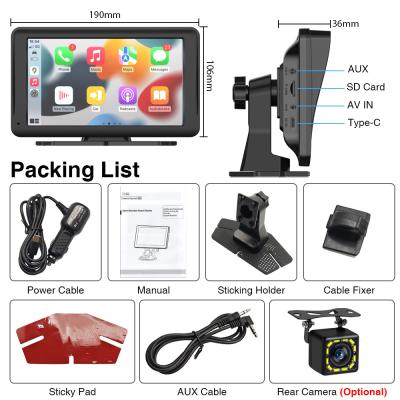 China GRANDnavi Universal Android Auto CarPlay 7 Zoll eingebauter Bildschirm IPS 2.5D Bildschirm Linux-System zu verkaufen