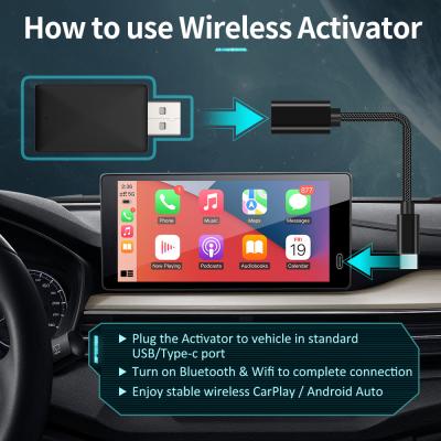 Cina GRANDnavi 2 in 1 CarPlay Android Auto Adapter Trasforma CarPlay cablato in CarPlay senza fili in vendita