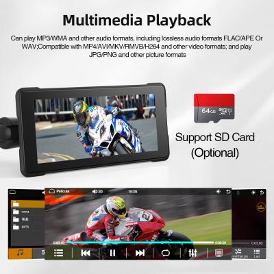 중국 GRANDnavi 6.86 인치 휴대용 내비게이션 장치 리눅스 시스템 모터사이클 카플레이 판매용