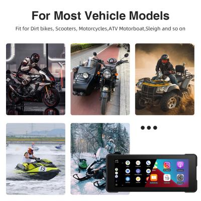 중국 GRANDnavi 6.86 인치 휴대용 내비게이션 장치 리눅스 시스템 모터사이클 카플레이 판매용