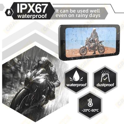 China 6Dispositivo de navegação de motocicleta de.3 polegadas Android Motorcycle Car Play Waterproof Loop Recording à venda