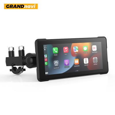 GRANDnavi 6.86 дюймовое портативное навигационное устройство Linux System Мотоцикл CarPlay