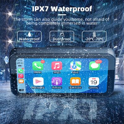 중국 6.25인치 오토바이 내비게이션 장치, TF 카드 저장장치와 2.5D 화면 판매용