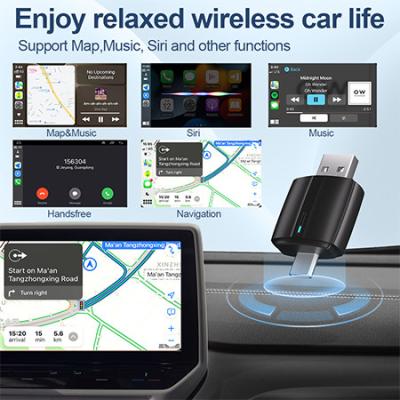 China Caixa de acessórios CarPlay sem fio de cabeça dupla converte sistemas de fábrica existentes em operação sem fio para melhor entretenimento no carro à venda
