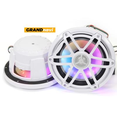 中国 GRANDnavi 6インチ RGB LED照明 海上スピーカー IP67 ボートヨット 海上ステレオ 販売のため
