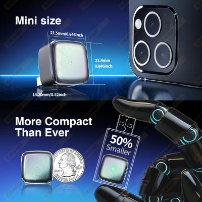 China The shell craft horizontal plug wired to wireless carplay adapter has been upgraded with an Android smart car machine interconnection module for sale