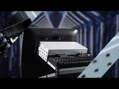 Retractable одиночный автомобильный радиоприемник 1280*720 Din радио экрана касания 10 дюймов ротатабельное