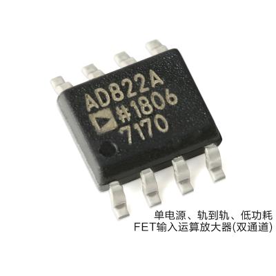 China AD822ARZ-REEL7 SOIC-8 Precision Amplifiers Analog Devices Inc. Surface Mounting for sale