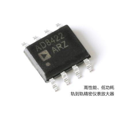 China AD8422ARZ-R7 Analog Instrumentation Amplifier Rail to Rail 16 Bits for sale