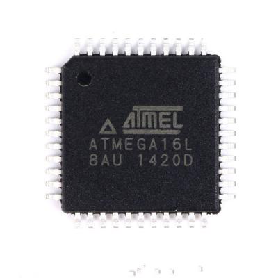 China ATMEGA16L-8AU Microcontrollers MCU 8 Bit TQFP-44 Microchip 10mm for sale