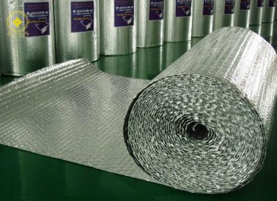 China Foil faced bubble insulation radiant barrier aluminum bubble air insulation for buildings for sale