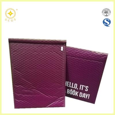 China Self-adhesive shiny red customized colorful metallic custom printed foil padded envelopes for sale