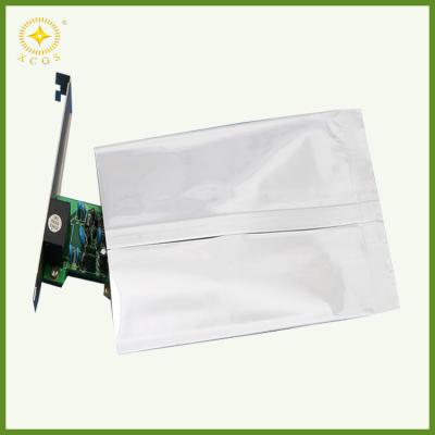 China Wholesale silver barrier aluminum foil bag Aluminum zipper bag used for vacuum sealing barrier bags for sale