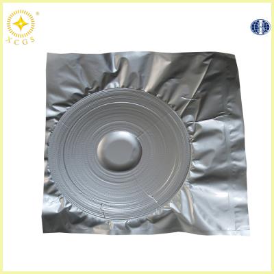 China Flat foil mailer aluminum foil bag with tear notch strip for sale