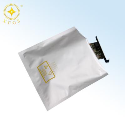 China Silver color with printing three sealings aluminum foil bag sealer antistatic bag for sale