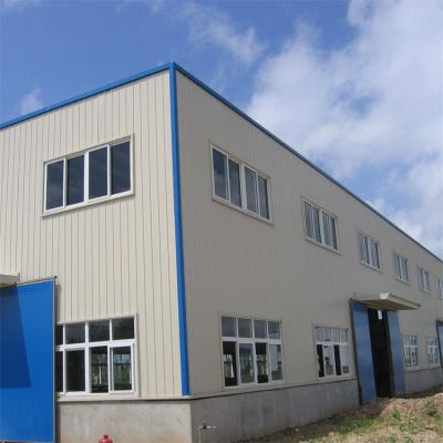 China Q345 Prefabricated Steel Structure Workshop Steel Truss Warehouse White for sale