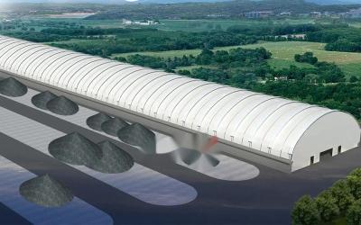 China Large Span Precast Steel Space Frame with Light Assembly for Warehouse Building and 15-21 Days Delivery for sale