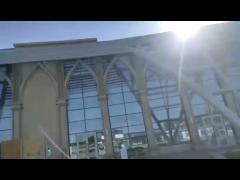 space frame steel structure light warehouse and workshop building